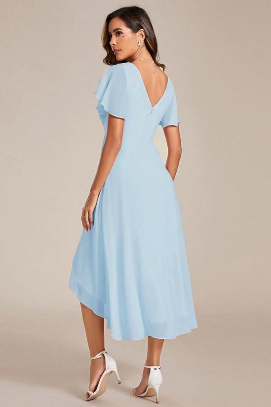 Dresses Chic V Neck High Low Wedding Guest Dress Ever Pretty